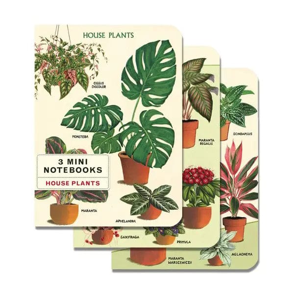 Cavallini & Co. - 3 Mini Notebooks - House Plants | Gwartzman's ...