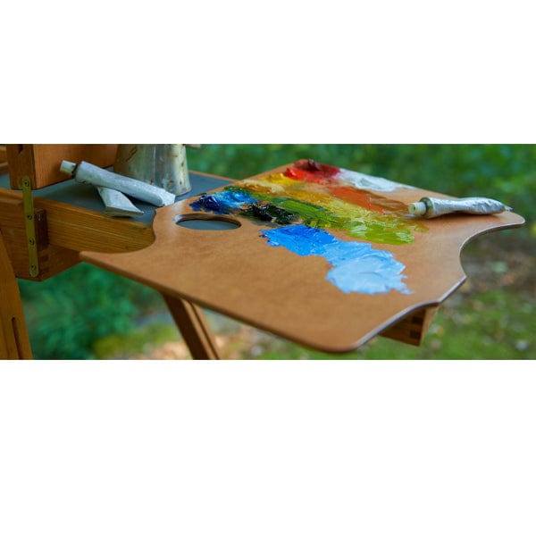 New Wave - Wooden Artist Palette - Left Hand - Natural | Gwartzman's ...