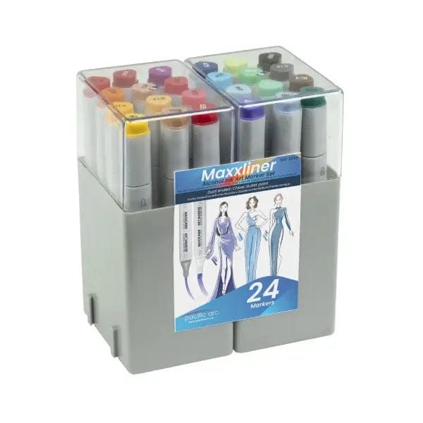 Maxxliner - Alcohol Ink Art Markers - 24 Colour Set | Gwartzman's ...