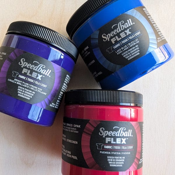 Speedball - Flex Fabric Screen Printing Ink - 8oz Jars | Gwartzman's ...