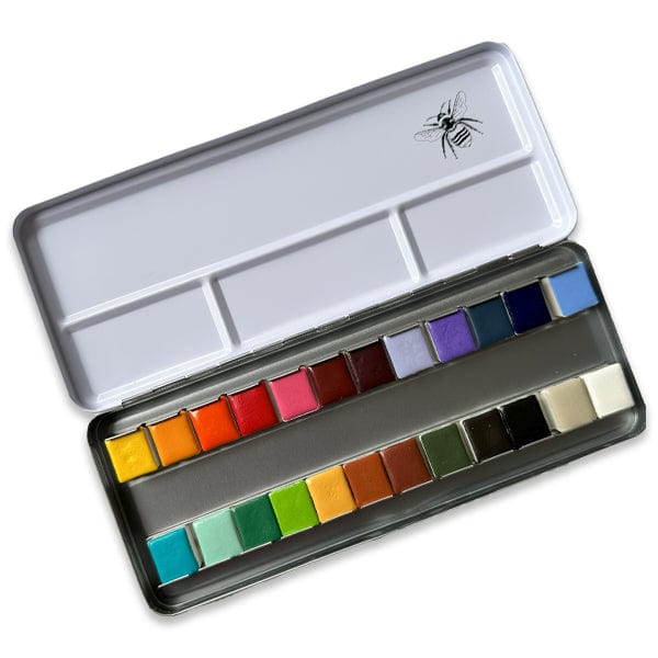 Stoneground - Gouache Half Pans - Set of 24 Colours | Gwartzman's ...