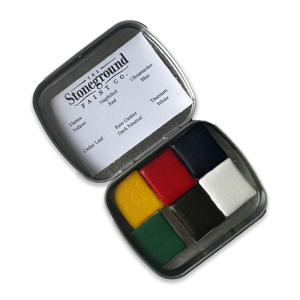 Stoneground - Gouache Half Pans - Set of 6 Colours | Gwartzman's ...