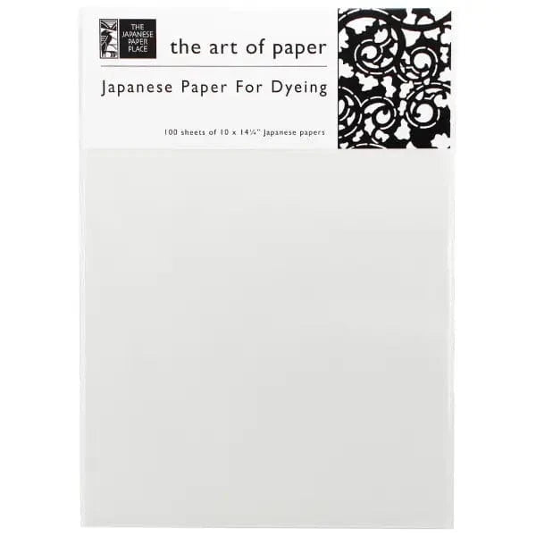 The Japanese Paper Place - Paper for Dyeing - 10x14¼ Sheets - 100 Pack ...