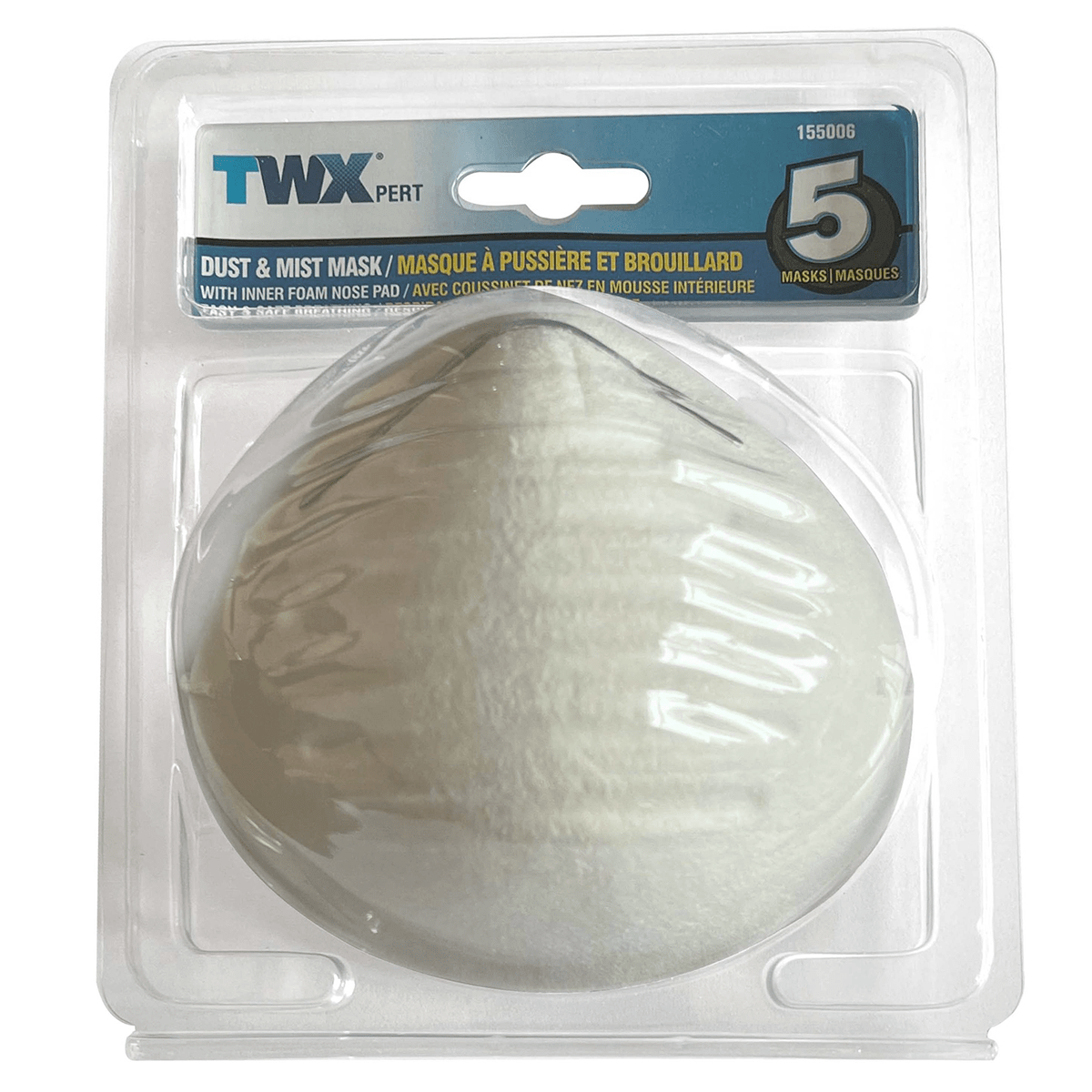 TWXpert - Dust & Mist Masks - 5 Pack – Gwartzman's Art Supplies