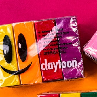 Claytoon - Modelling Clay Set - Hot Colours | Gwartzman's – Gwartzman's ...