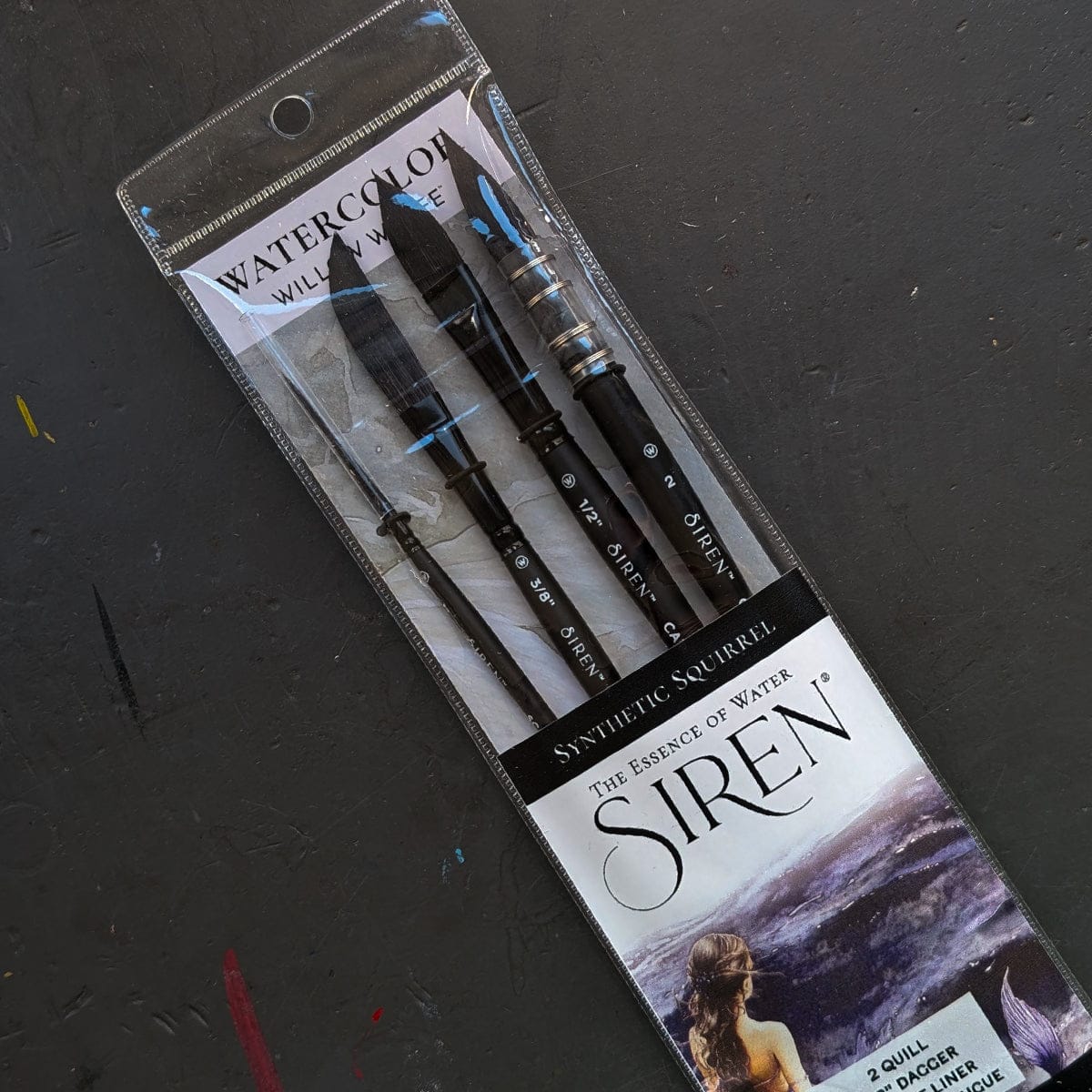 Willow Wolfe - Siren Artist Brushes - Specialty Selection - 4 Brush Se ...