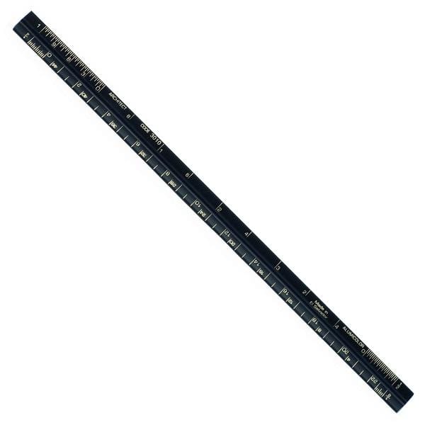Alumicolor - Metal Pocket Tri-Scale - Architect Style - 6" Imperial ...