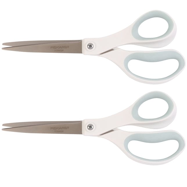 Fiskars - Titanium Scissors - 8" Blade - 2 Pack - Limited Edition ...