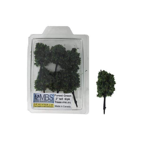 MBS Model Trees - 2" Forest Green | Gwartzmans TREC-2FG – Gwartzman's ...