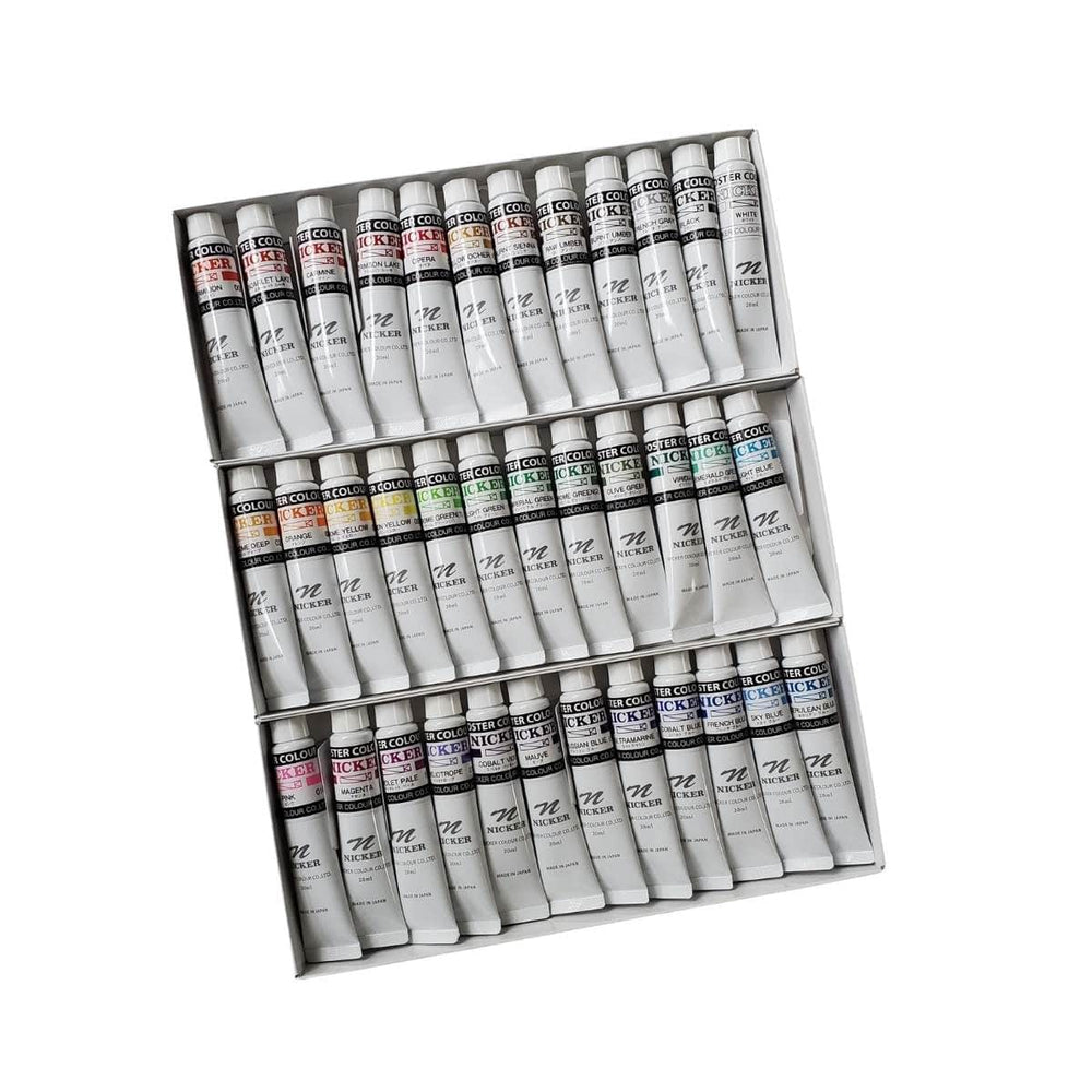 Nicker - Poster Colours - Set of 36 Colours - 20mL Tubes - Item #PT20M ...