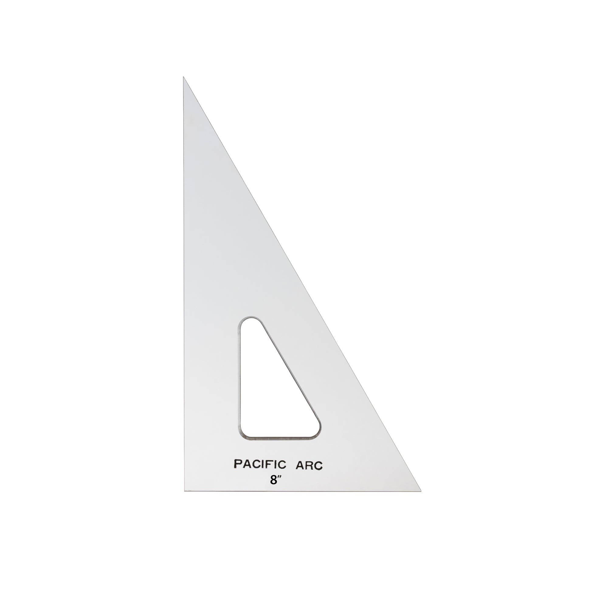 Pacific Arc - Plain Edge Acrylic Triangle - 30/60 Degree - 8" Edge ...