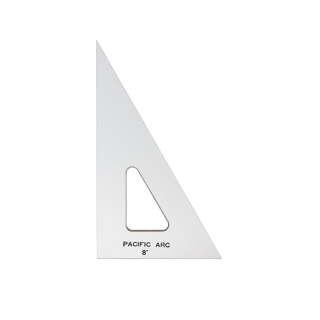 Pacific Arc - Plain Edge Acrylic Triangle - 30/60 Degree - 8" Edge ...