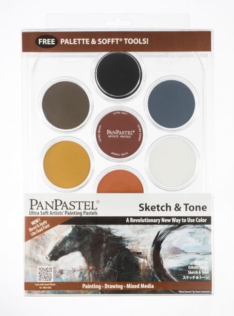 PanPastel - Artist Pastels - Sketch & Tone - 7 Colour Set & Palette ...