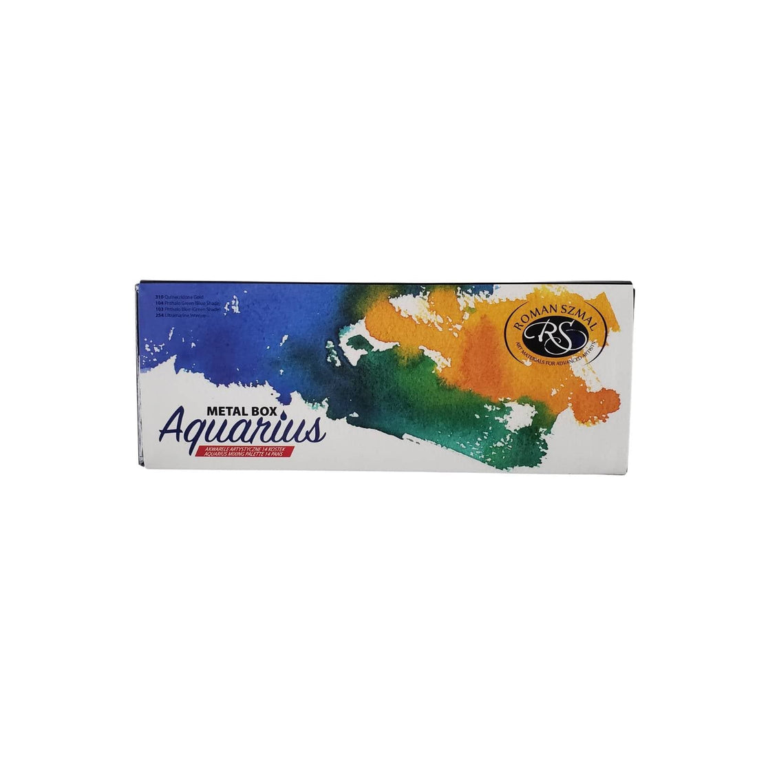 Roman Szmal - Aquarius Watercolour Set - Mixing Palette - 14 Full Pans ...