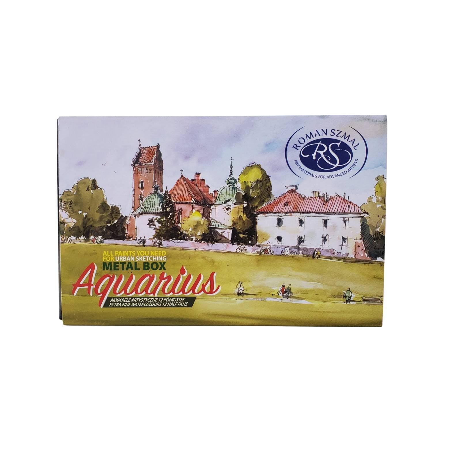 Roman Szmal - Aquarius Watercolour Set - Urban Sketching Palette - 12 ...