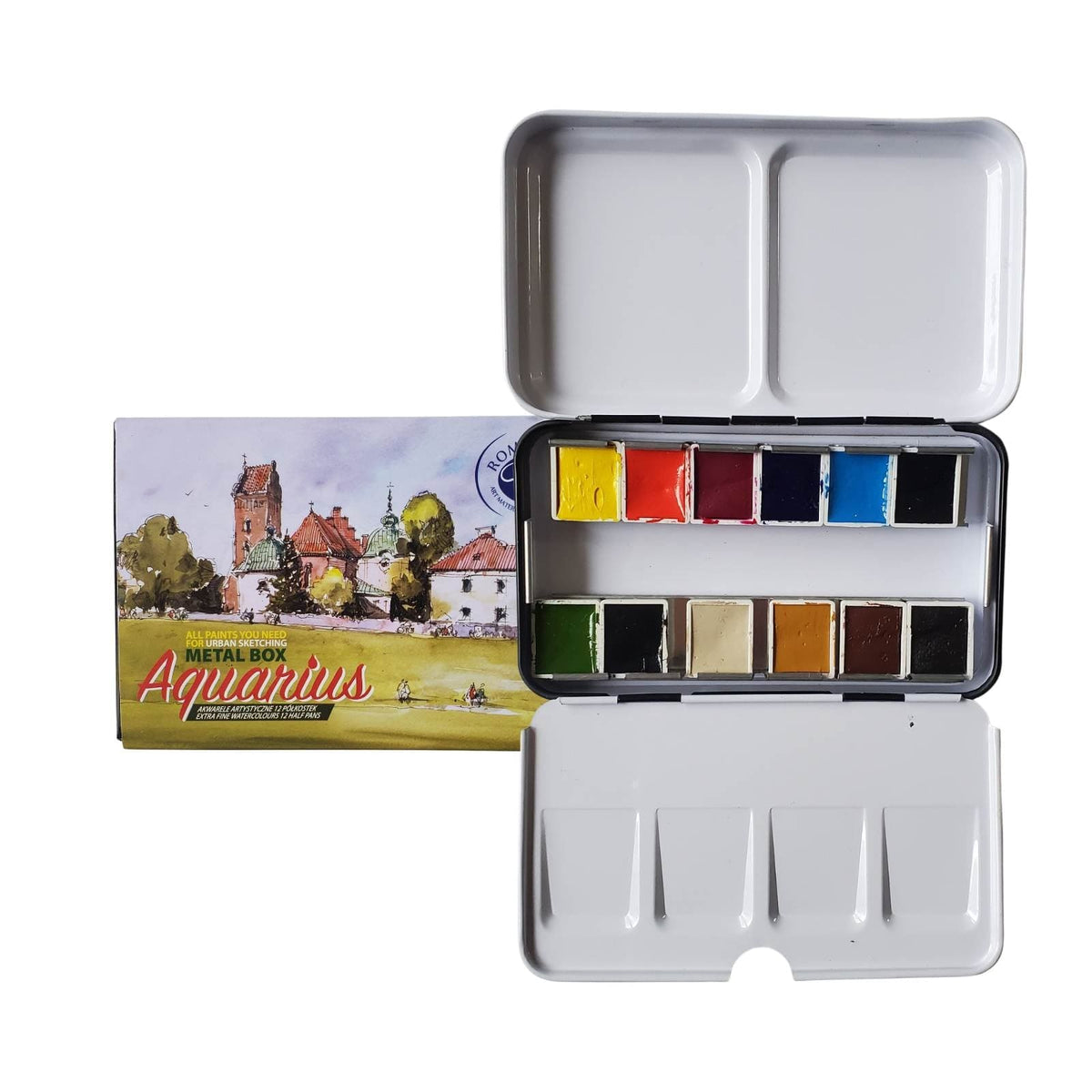 Roman Szmal - Aquarius Watercolour Set - Urban Sketching Palette - 12 ...
