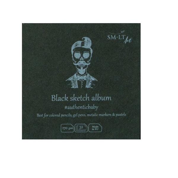 SM-LT - Mini Layflat Sketch Book - Black Paper - 9x9cm | Gwartzman's ...