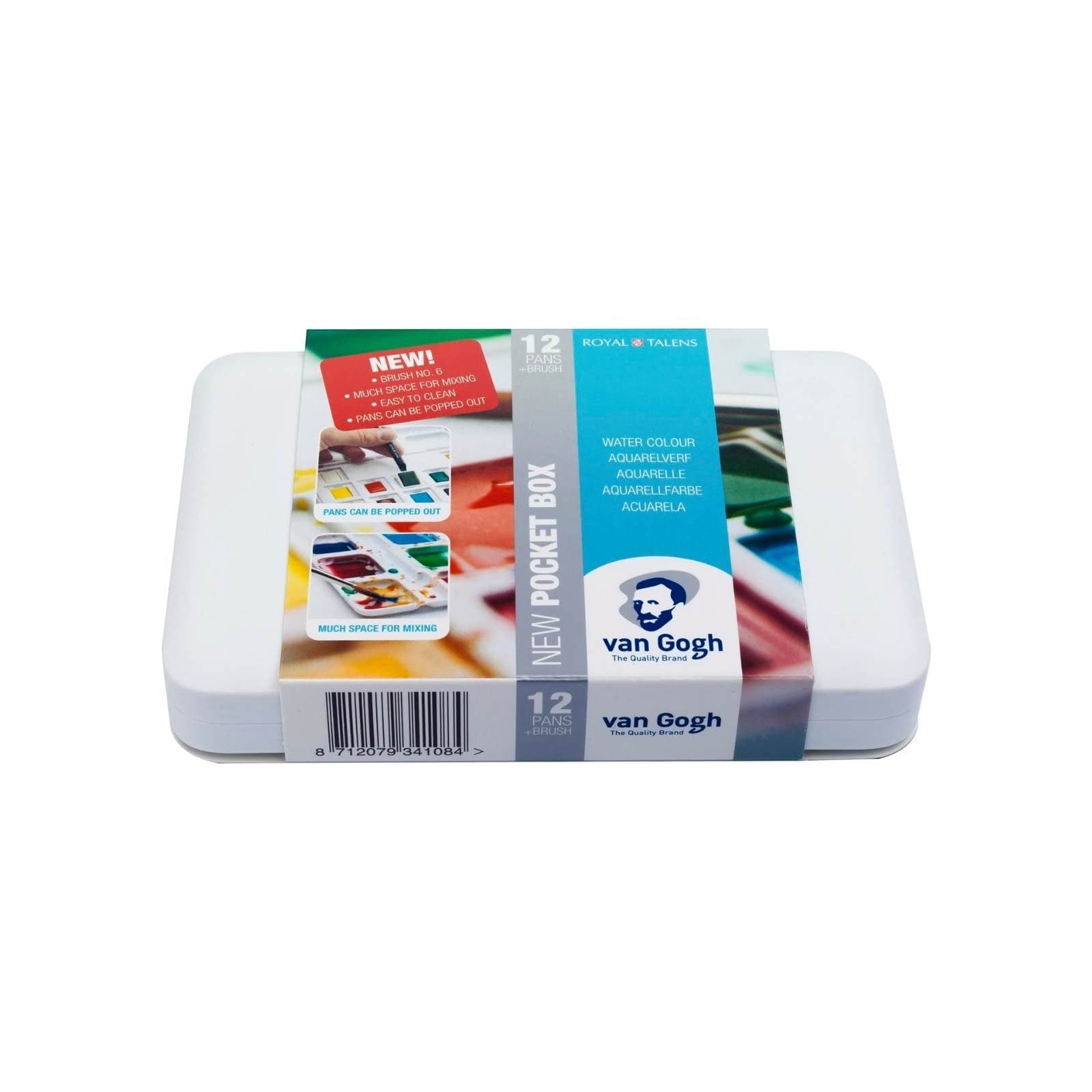 Van Gogh - Watercolour Half Pans - New Pocket Box | Gwartzman's ...