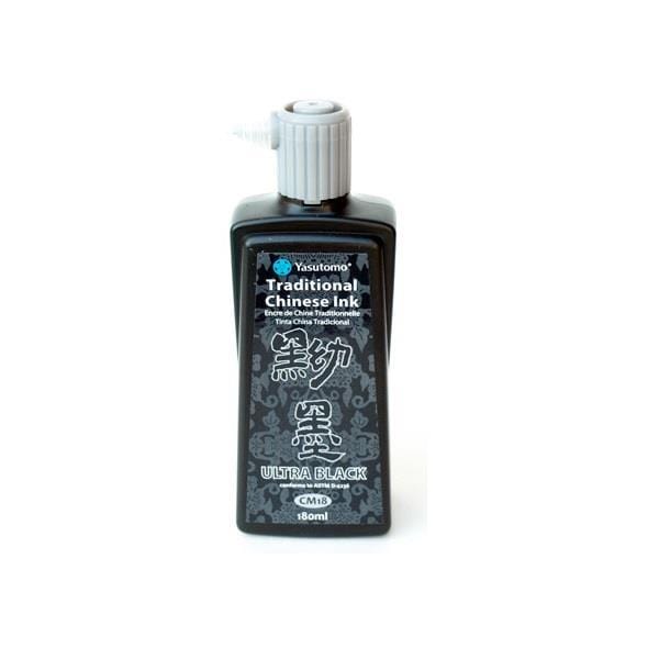 Yasutomo - Traditional Sumi Ink - Ultra Black - 180mL | Gwartzman's ...